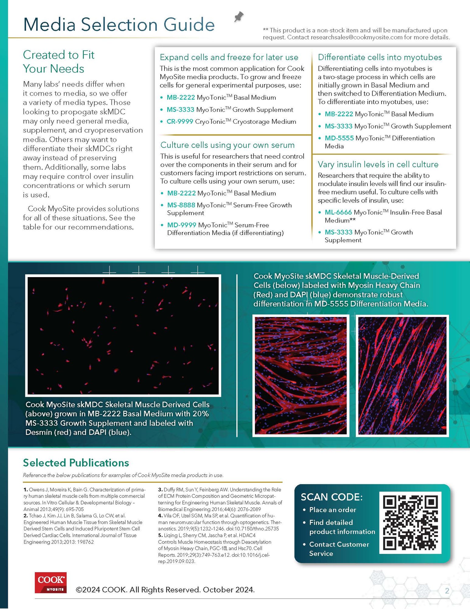 Media Selection Guide